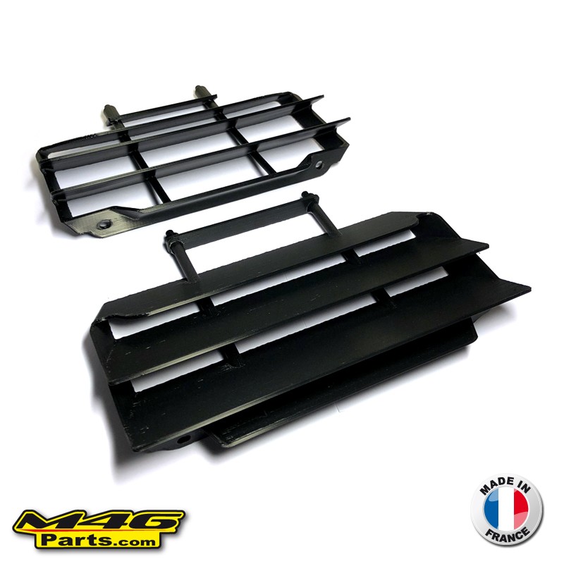 1986-1992 Yamaha YZ 125 Radiator Louvers Color Black