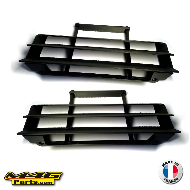 1986-1992 Yamaha YZ 125 Radiator Louvers Color Black